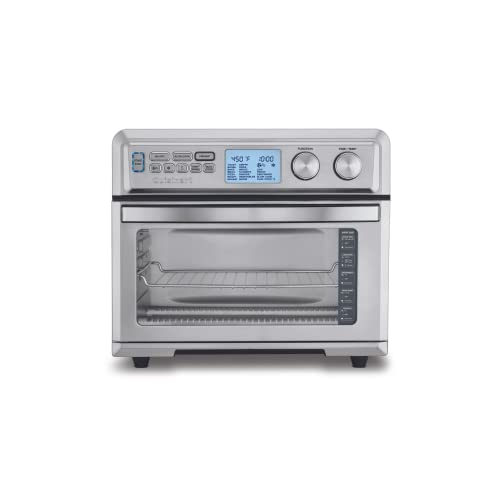 Cuisinart TOA-95 Digital AirFryer Toaster Oven, Premium 1800-Watt Oven with Digital Display and Controls – Extra-Large Capacity, Intuitive Programming and Adjustable Temperature, Stainless Steel