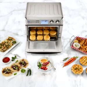 Cuisinart TOA-95 Digital AirFryer Toaster Oven, Premium 1800-Watt Oven with Digital Display and Controls – Extra-Large Capacity, Intuitive Programming and Adjustable Temperature, Stainless Steel