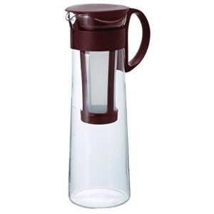 hario mizudashi cold brew coffee pot cold brew coffee maker 1000ml, brown