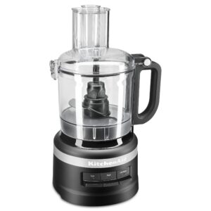 kitchenaid kfp0718bm food processor, 7 cup, matte black