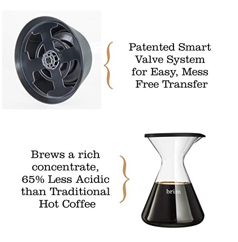 Brim Smart Valve Cold Brew Coffee Maker