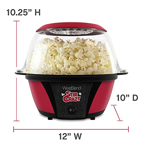 West Bend 82707 Popcorn Machine, Red