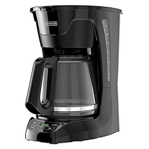 12-cup* programmable coffeemaker, black