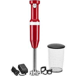 kitchenaid cordless variable speed hand blender - khbbv53, empire red