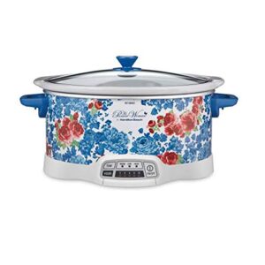 the pioneer woman frontier rose 7-quart programmable slow cooker