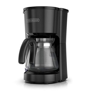 black+decker cm0700b 5-cup coffee maker, compact design