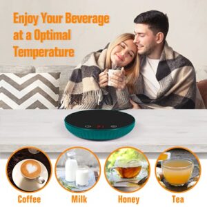 Coffee Mug Warmer, Candle Warmer with Auto Shut Off & 2-Temp Settings & 12-Hour Timer, Mug Warmer for Coffee, Beverage, Candle, Milk, Tea (No Cup)