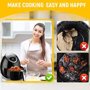 Opwulo Single Pack Air Fryer Silicone Liners,8.5 inch Air Fryer Basket, Easy Cleaning Air fryers Silicone Pot, Reusable Air Fryer Silicone Pot Round for 3 to 5 Qt Air fryer Oven Accessories