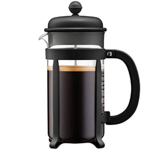 bodum java french press coffee maker, 34 ounce, 1 liter, (8 cup), black