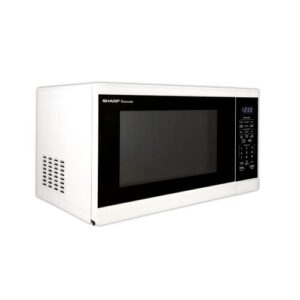 SHARP ZSMC1461HW Oven with Removable 12.4" Carousel Turntable, 1.4 Cubic Feet, 1100 Watt Countertop Microwave, CuFt, White