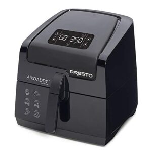 presto 03422 digital airdaddy 4.2-quart electric air fryer, 4.2qt, black