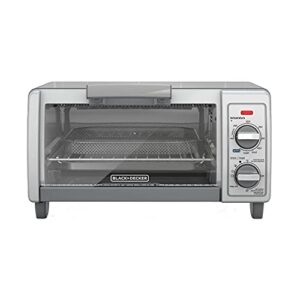 BLACK+DECKER 4-Slice Toaster Oven with Air Fry Technology, TO1785SGC, Gray