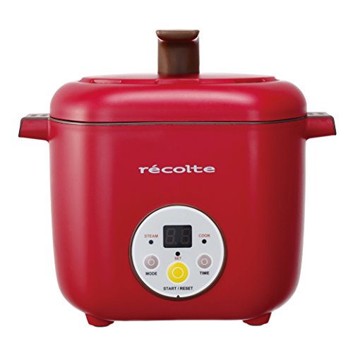 recolte Healthy CotoCoto 2-stage simultaneous cooker RHC-1R (Red)