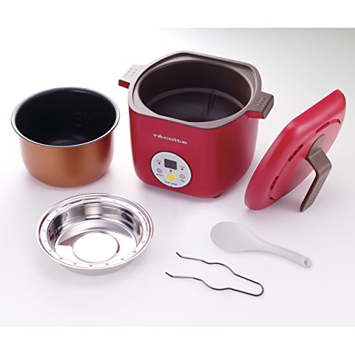 recolte Healthy CotoCoto 2-stage simultaneous cooker RHC-1R (Red)