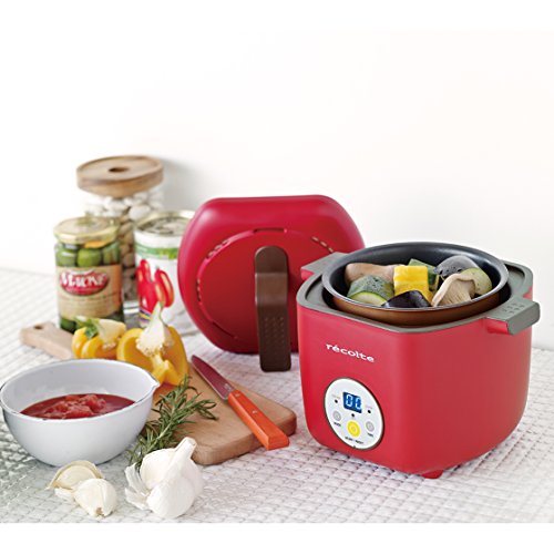 recolte Healthy CotoCoto 2-stage simultaneous cooker RHC-1R (Red)