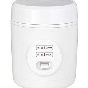 Yamazen Rice Cooker 0.5 to 1.5 Pair Small Mini Rice Cooker White YJE-M150 (W)