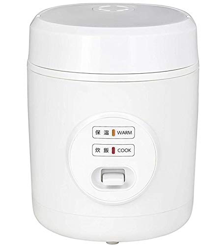 Yamazen Rice Cooker 0.5 to 1.5 Pair Small Mini Rice Cooker White YJE-M150 (W)