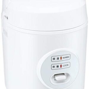 Yamazen Rice Cooker 0.5 to 1.5 Pair Small Mini Rice Cooker White YJE-M150 (W)