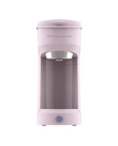 frigidaire ecmk088-pink retro single serve maker, brewer for ground coffee,600ml, pink