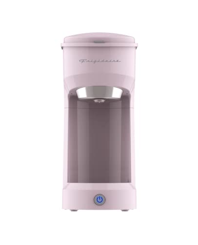 Frigidaire ECMK088-PINK Retro Single Serve Maker, Brewer for Ground Coffee,600ml, PINK