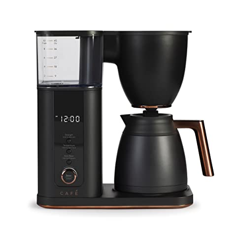 Café Specialty Drip Coffee Maker | 10-Cup Insulated Thermal Carafe | WiFi Enabled Voice-to-Brew Technology | Smart Home Kitchen Essentials | SCA Certified, Barista-Quality Brew | Matte Black