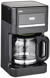 braun brew sense drip coffee maker (kf7000bk), black