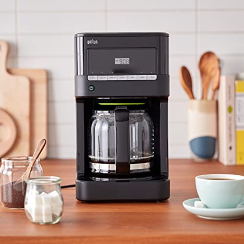 Braun Brew Sense Drip Coffee Maker (KF7000BK), Black