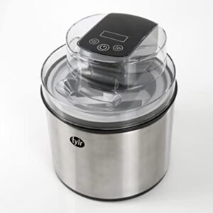 Tylr 2 Quarts Ice Cream Maker, Sorbet, Yogurt, Milkshakes, Smoothie and more, with One Touch program in as little as 20 minutes.