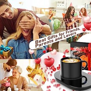 Coffee Mug Warmer, Candle Warmer, Gravity-Induction Coffee Warmer for Desk Auto Shut Off/On, Candle Wax Cup Warmer Fits Most Cups & Jar Candles, Heated Mug Heater for Coffee and Tea, Coffee Gifts