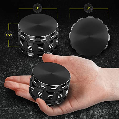 Spice Grinder (3 Inch) (Black)