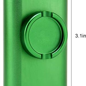 ITIZE Portable Removable Container Box, Large Capacity Storage Box with Magnetic Lid and Mini Grinder, Best Combination(Green)