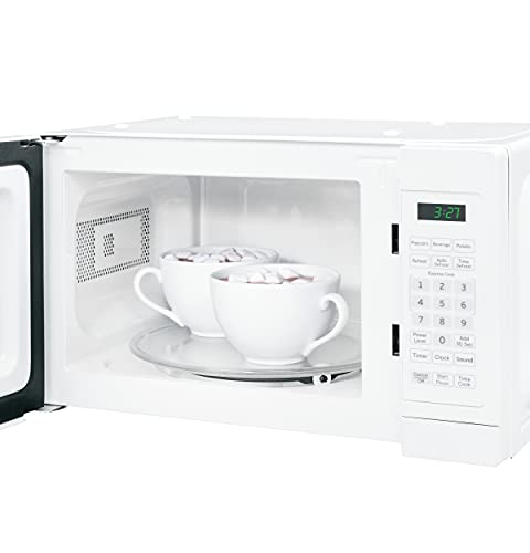 GE JEM3072DHWW Countertop Oven Microwave, 0.7 Cu Ft, White