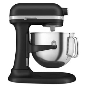 kitchenaid new 7 quart bowl lift stand mixer with double flex edge beater ksm70sk, cast iron