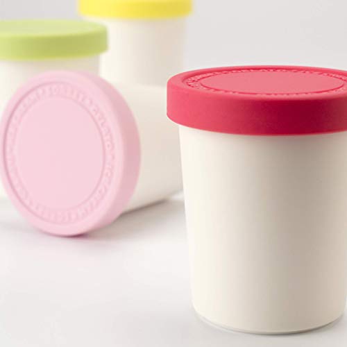 Tovolo Stackable Sweet Treat Ice Cream Tub With Tight-Fitting Silicone Lid, Freezer Storage Container for Sorbet & Gelato, BPA-Free & Dishwasher-Safe, Pistachio