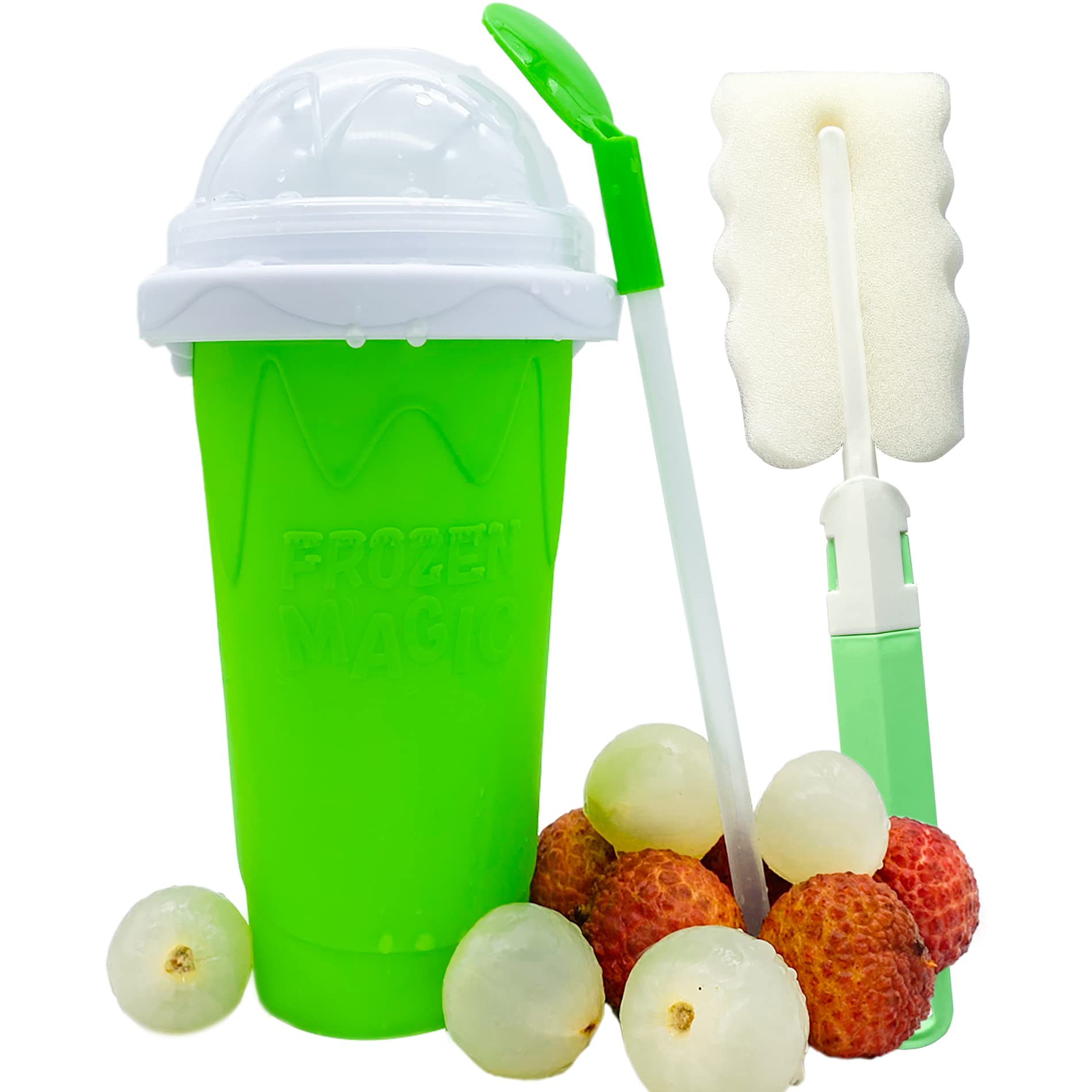 METAXIP Slushies Cup, Slushy Maker Cup, Smoothie Cup, Ice Maker Slushy Machine for Home and Kids, Freezer Cups for Smoothies Cooling and Frozen Magic Cups, Turn Drinks Beverages into Smoothies Quickly