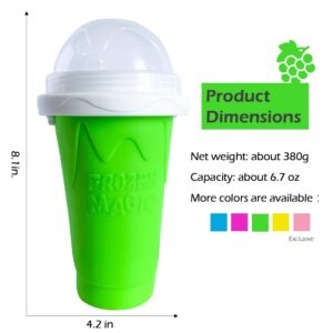 METAXIP Slushies Cup, Slushy Maker Cup, Smoothie Cup, Ice Maker Slushy Machine for Home and Kids, Freezer Cups for Smoothies Cooling and Frozen Magic Cups, Turn Drinks Beverages into Smoothies Quickly