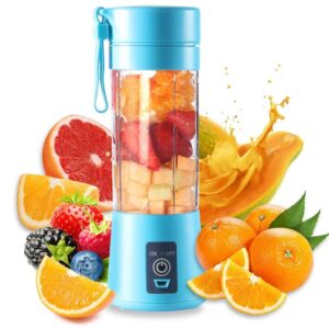 Decdeal Mini USB portable juicer cup 6-blade juicer