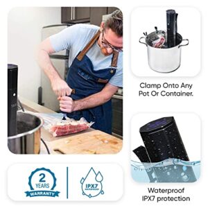 Yedi Infinity Sous Vide, Powered by Octcision Technology, Deluxe Accessory Kit, Recipes, 1000 Watts