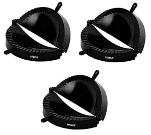 imusa usa imu-71006w jumbo empanada maker, black (pack of 3)