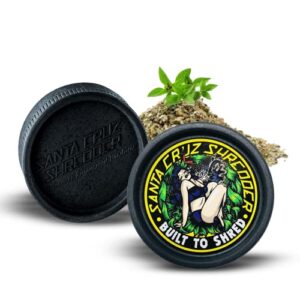 santa cruz shredder built to shred hemp grinder for herbs knurled top for stronger grip 2-piece medium 2.2