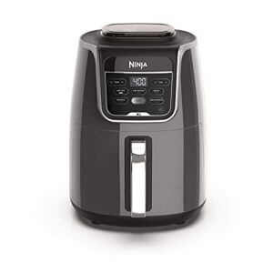 ninja af150amz air fryer xl that air fry's, air roast's , bakes, reheats, dehydrates with 5.5 quart capacity, and a high gloss finish, grey (renewed)