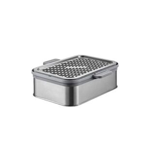 buydeem a501 stackable double tier for electric food steamer, with 18/8 stainless steel tray & handles, suitable for g563 one-touch vegetable food steamer, 11 * 4 inch