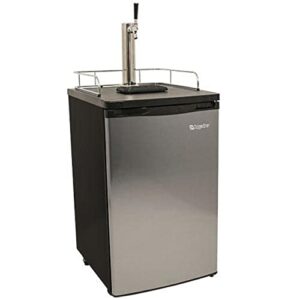 edgestar kc2000ss full size kegerator and keg beer cooler