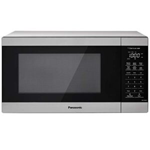 panasonic nn-su66ls 1100w with genius sensor cook and auto defrost countertop microwave oven, 1.3 cu ft, stainless steel