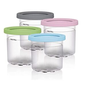 ice cream category ninja ice cream category nc299amz nc300 series ice cream maker dishwasher safe leak proof cream container box lid pink/green/gray/blue