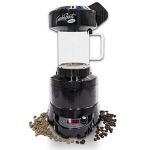 fresh roast sr800 automatic coffee bean roaster - roast coffee at home - variable heat settings - convection fan control - digital status display - speed roasting system - the freshest roast on earth