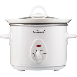 brentwood appliances sc-135w 3-quart slow cooker (white)