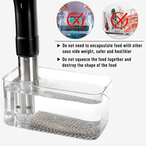 Sous Vide Weights，Stainless Steel Sinker Weights, Food Grade Sous Vide Mesh, Keeping Food Submerged, Evenly Cook Food Sous Vide Cooking Accessory Perfect for Safe Cooking