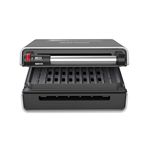 George Foreman Contact Smokeless Select a Temp. Grill, Family Size (4-6 Servings)