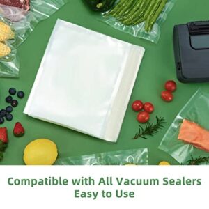 GOTISXIN 100 Quart 8” x10” Vacuum Sealer Bags, Airtight,Pre-cut,Heavy Duty BPA-Free Commercial Grade,for Sous Vide & Vacuumed Storage, Vac Seal Bags,for Food Saver & Seal a Meal Machines,Freezer Bag (8x10)